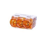 Orange 3 Port Push In Wire Connector 100 Pack Orange 3 Port Push In Wire Connector 100 Pack