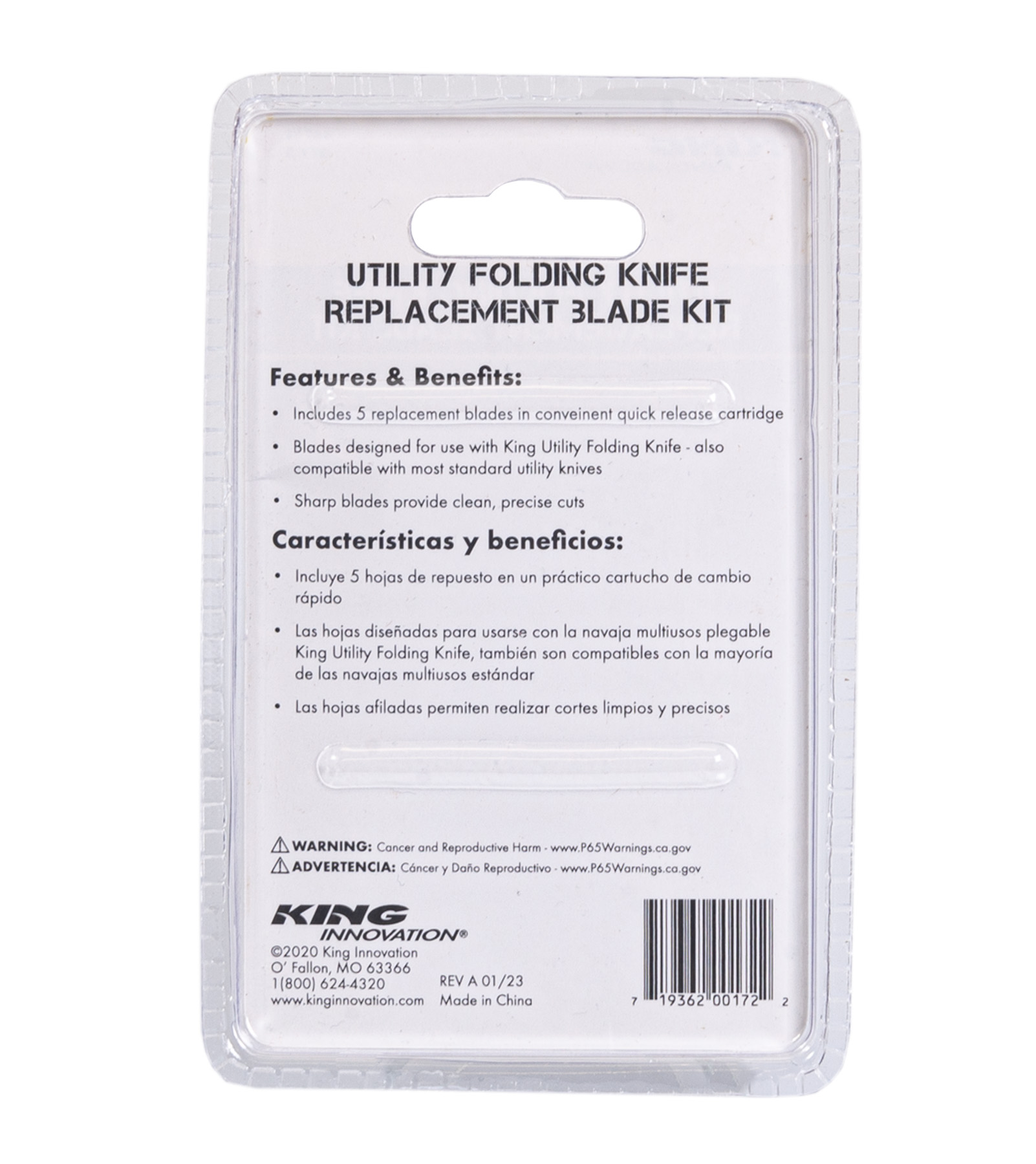 Utility Folding Knife Replacement Blade Kit (5 pack)