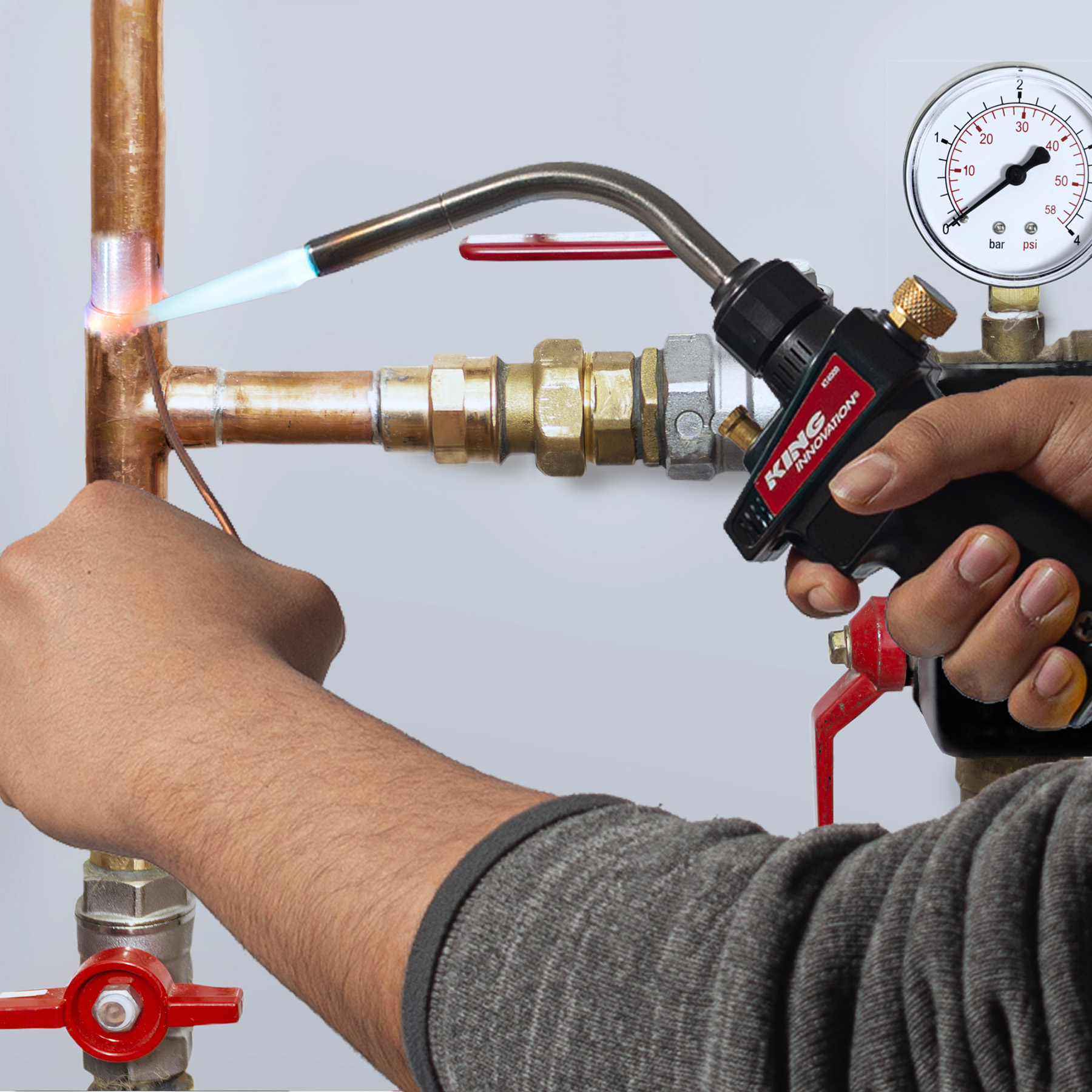 King Self-Igniting Adjustable Torch